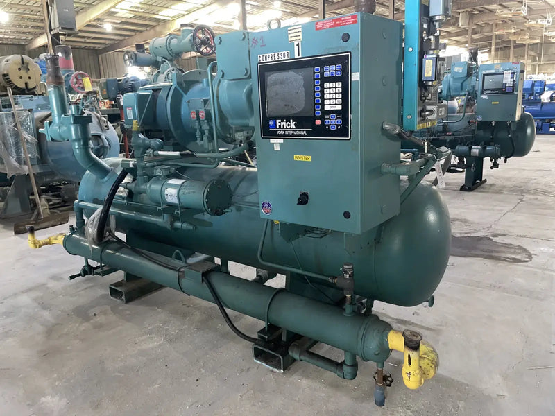 Frick RXF-101-B Rotary Screw Compressor Package (Frick XJF151N, 60 HP