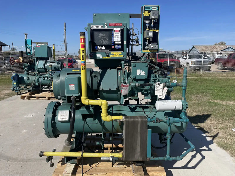 Frick RXF-50-H Rotary Screw Compressor Package (Frick XJF120S, 100 HP