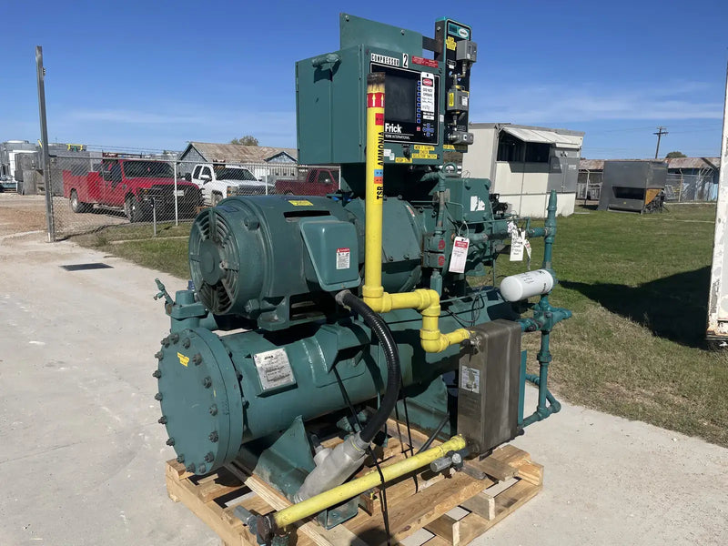 Frick RXF-50-H Rotary Screw Compressor Package (Frick XJF120S, 100 HP