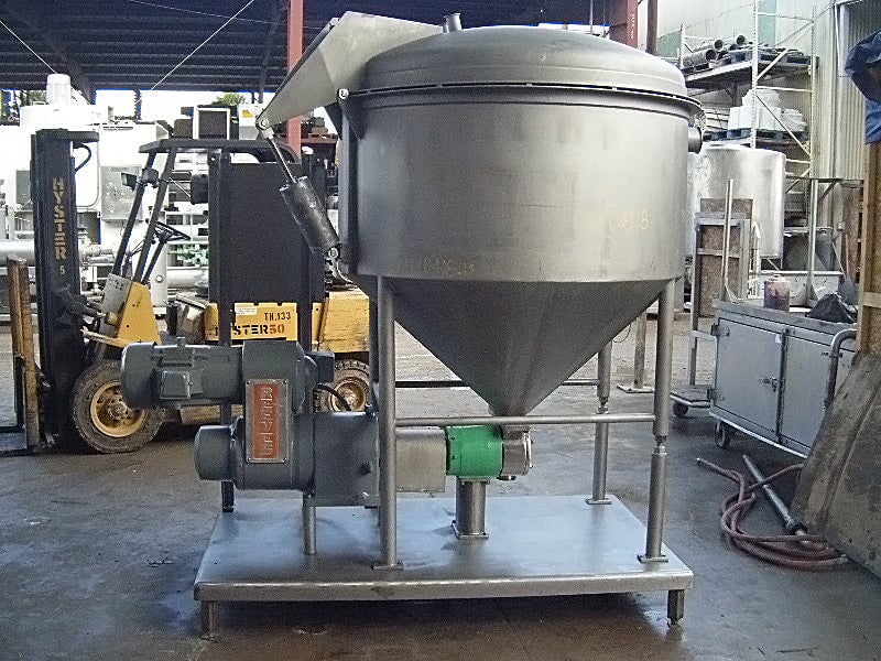 Cozzini Vacuum Chamber Processor with Pump - 185 Gallons