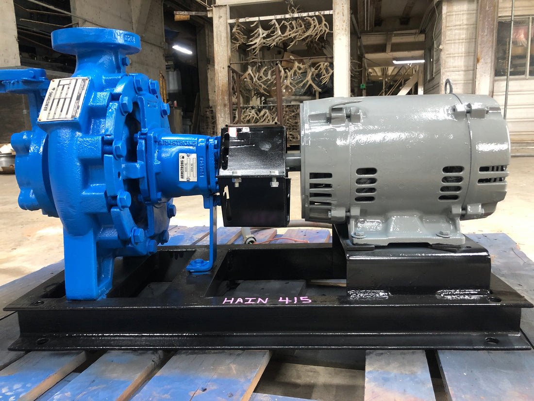 Used 7.5 HP Armstrong 3X2X10 4030 Pump Model HAIN415
