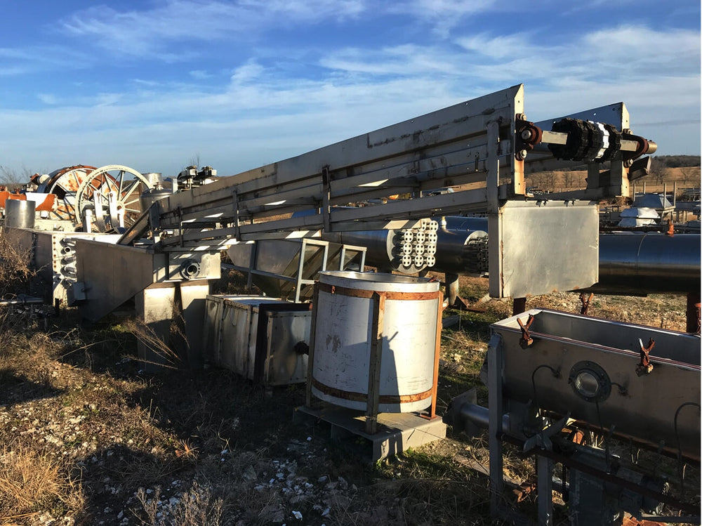 Elevated Conveyor with Wash Tank- 320 Gallon