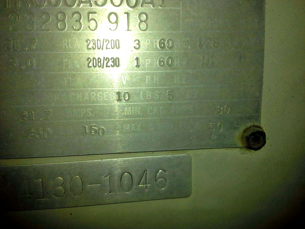 General Electric R-22 Condensing Unit