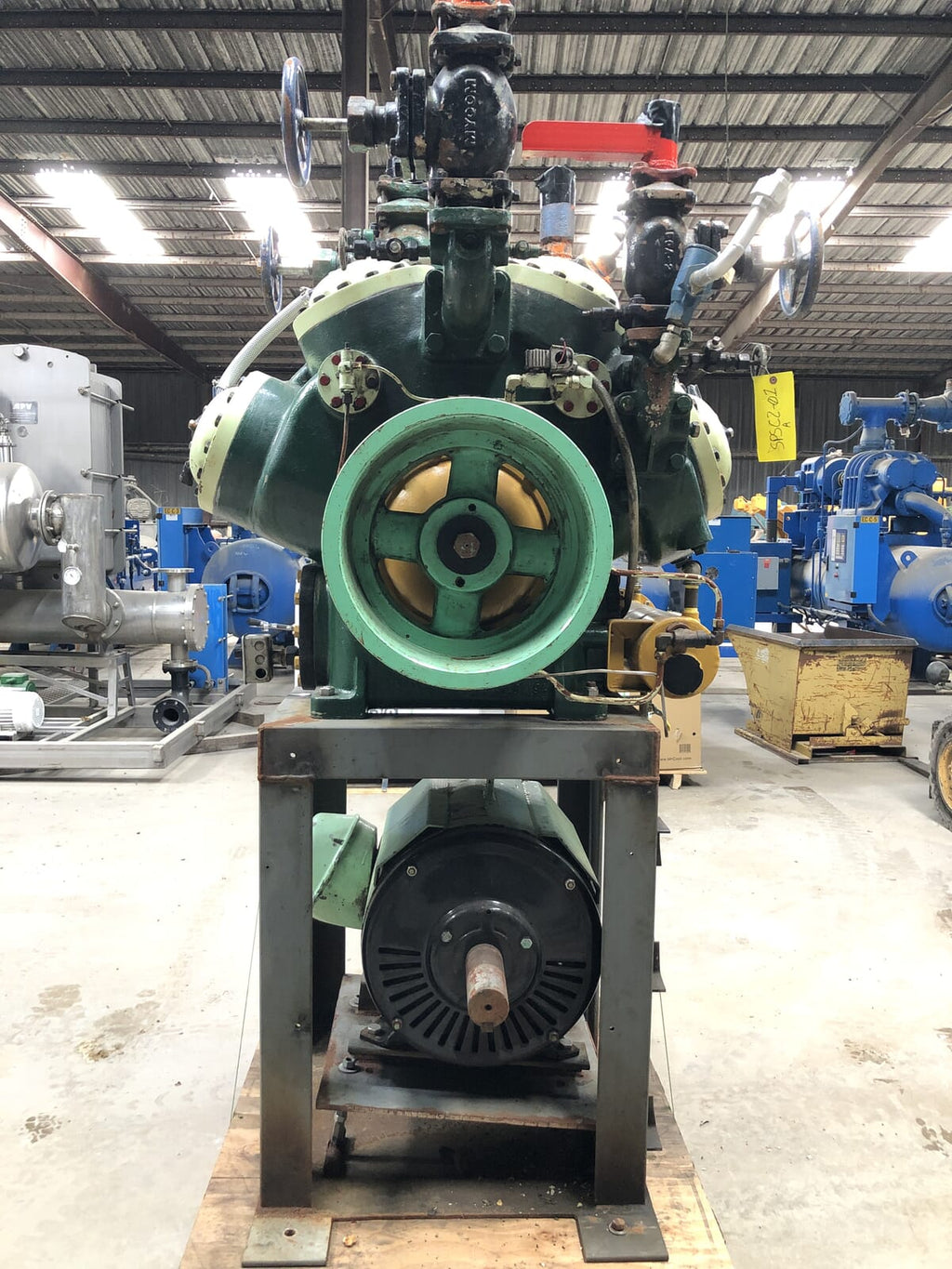 Mycom N62B 8-Cylinder Reciprocating Compressor Package (100 HP 230/460