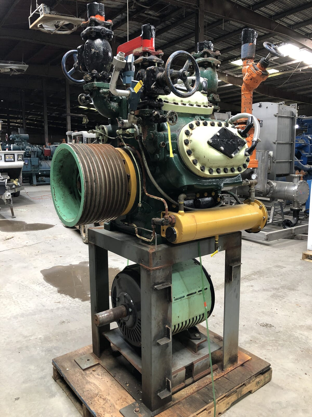 Mycom N62B 8-Cylinder Reciprocating Compressor Package (100 HP 230/460